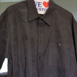 Brandini le collezioni | Shirts | Mens Dress Shirt With Suede Feel ...